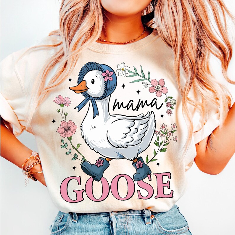 Mama Goose PNG, Vintage Goose Digital Download, Coquette Mama Png,mama ...