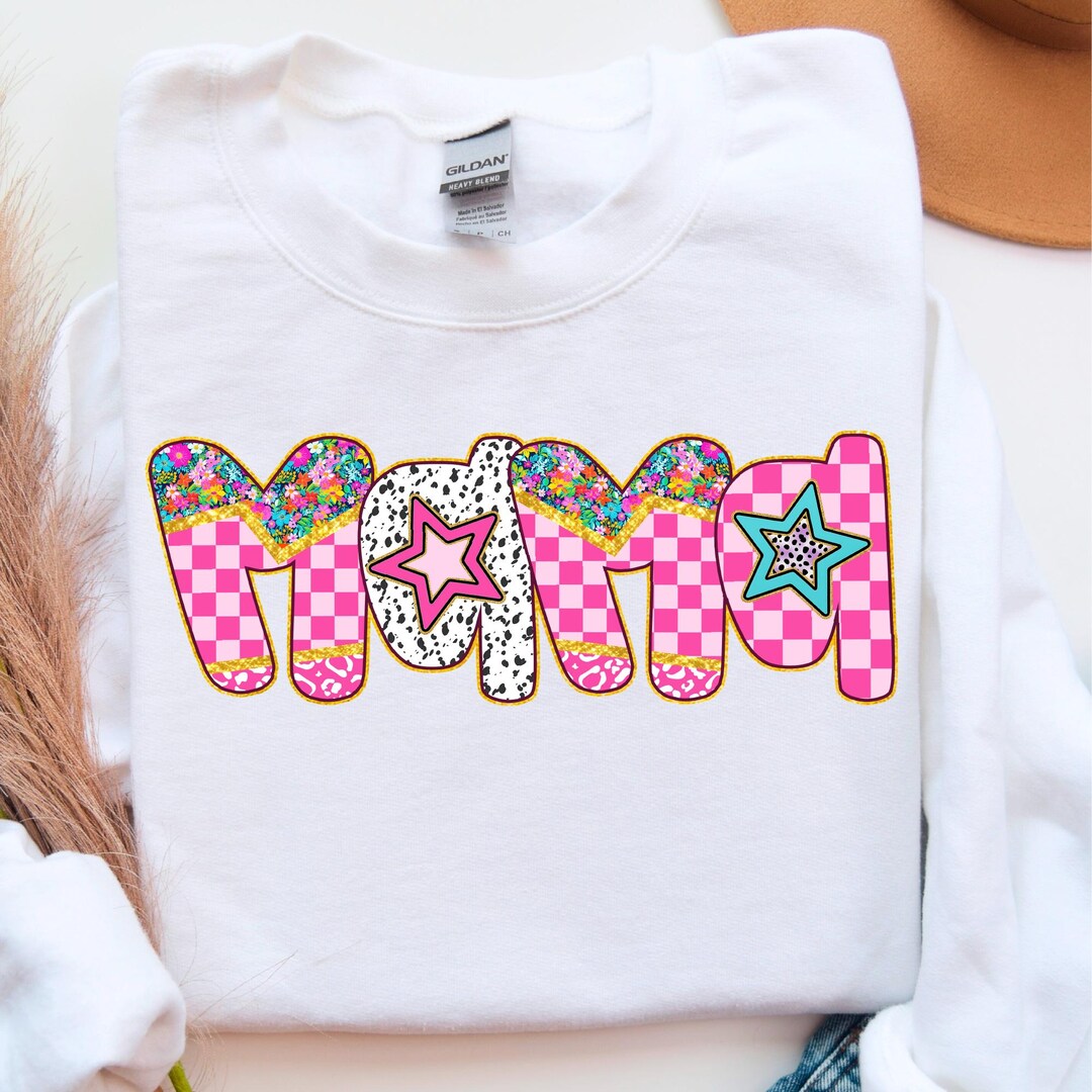 Mama Png, Colorful, Checkered, Zebra Print, Mama Floral, Dalmatian Dots ...
