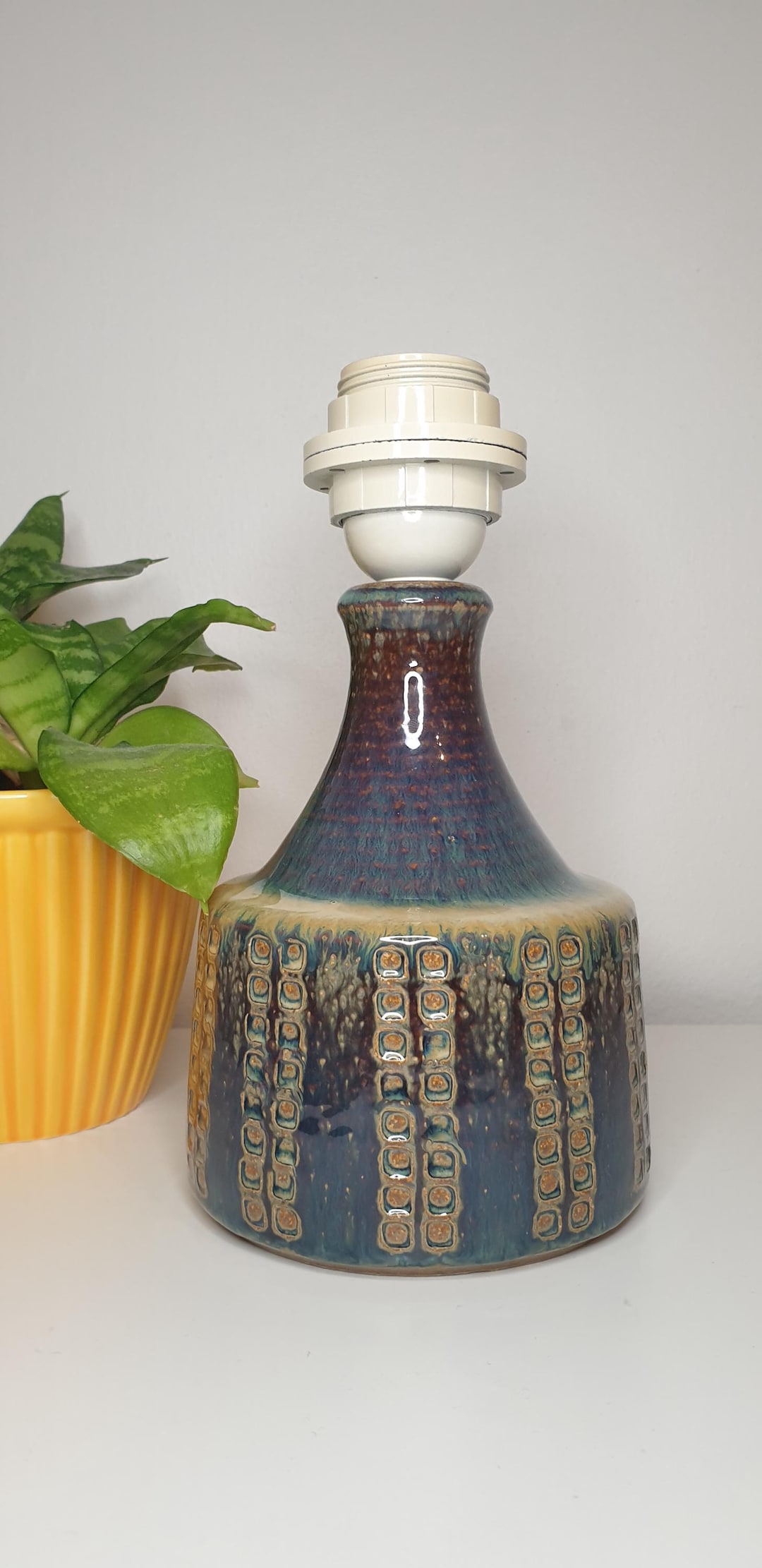 Soholm Ceramic Table Lamp 60s Söholm Bedside Lamp Danish Design Maria ...