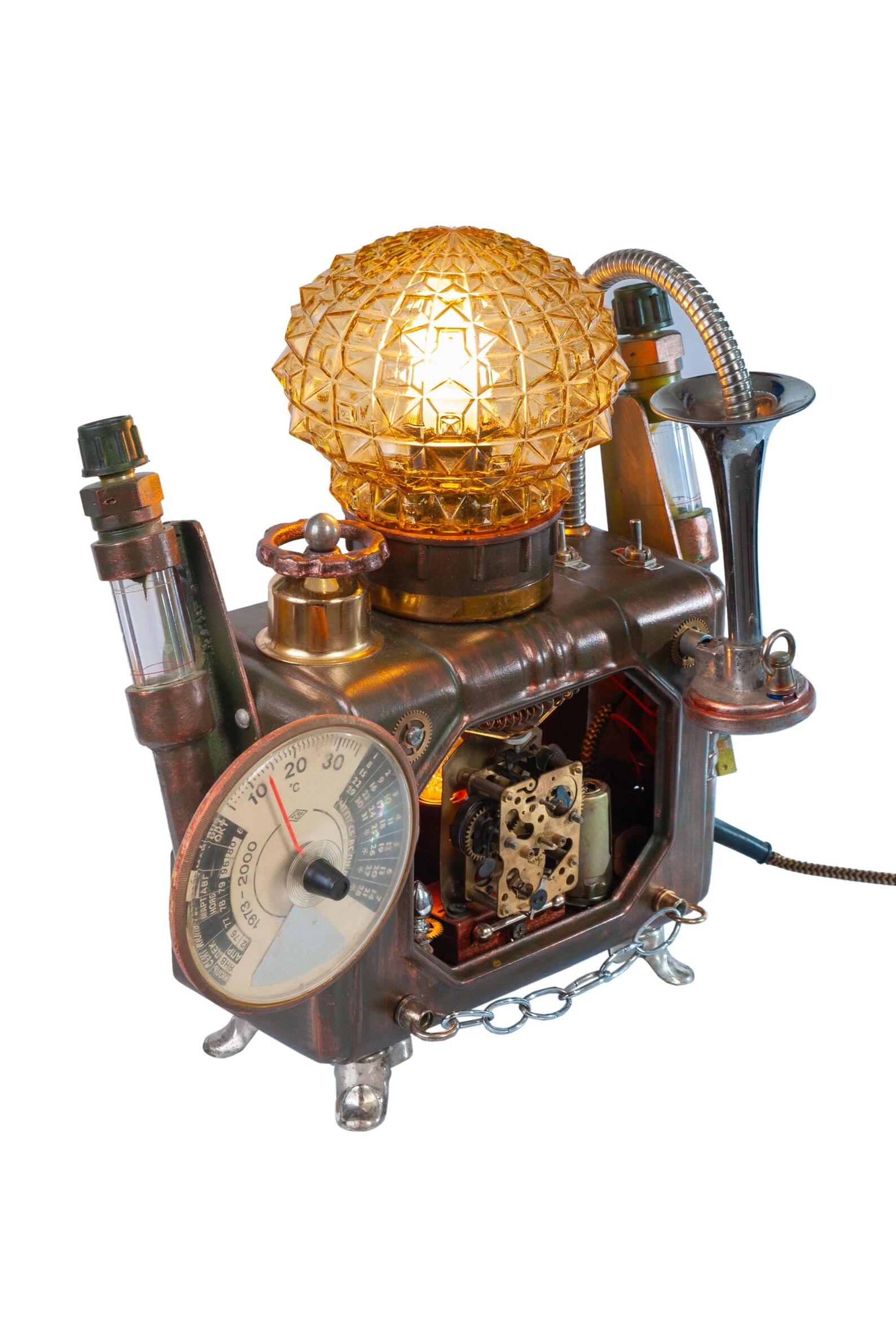 The Lamp is Made in a Steampunk Style, It is Multifunctional and Has a ...