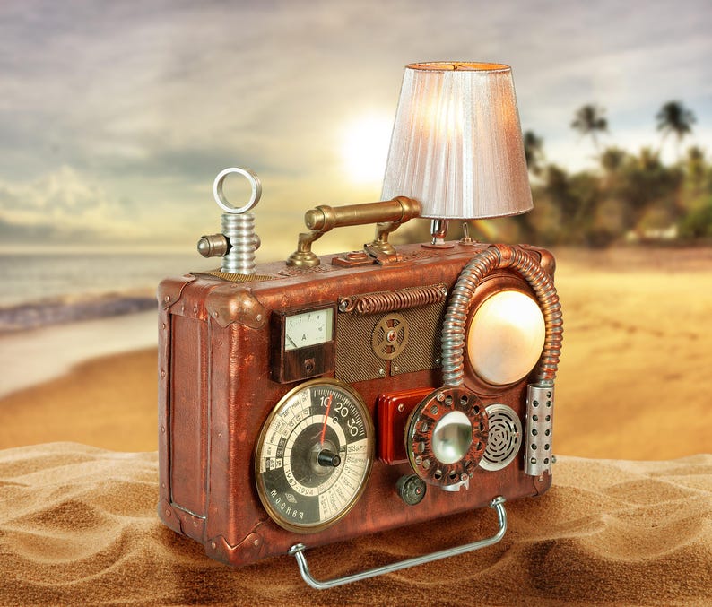 Steampunk,retro Futurism,copper Decor Vintage Style,loft Industrial ...