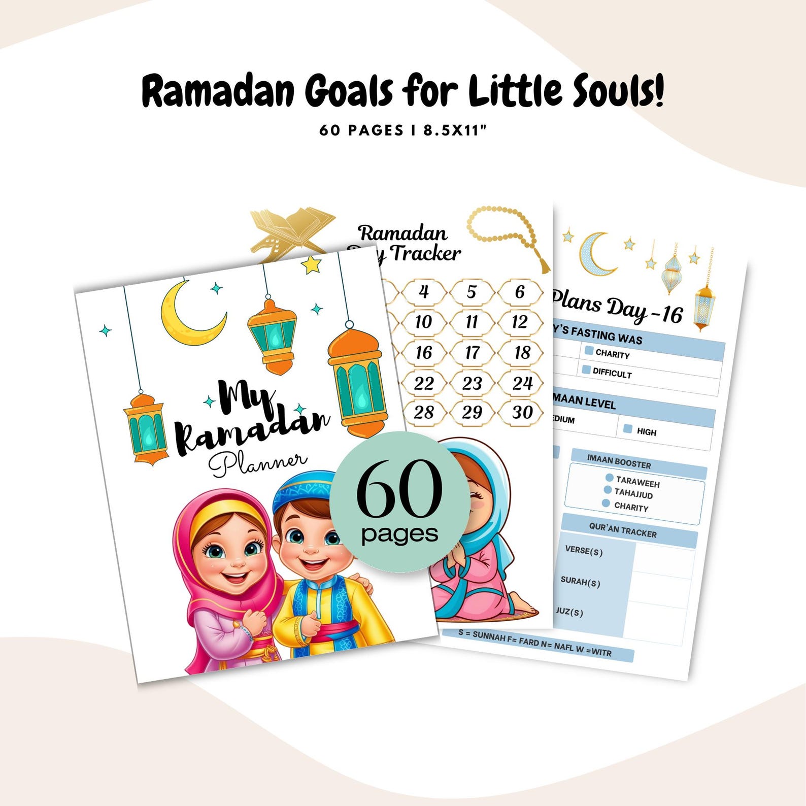 Kids Ramadan Planner | Fun and Interactive Islamic Activities for Kids ...