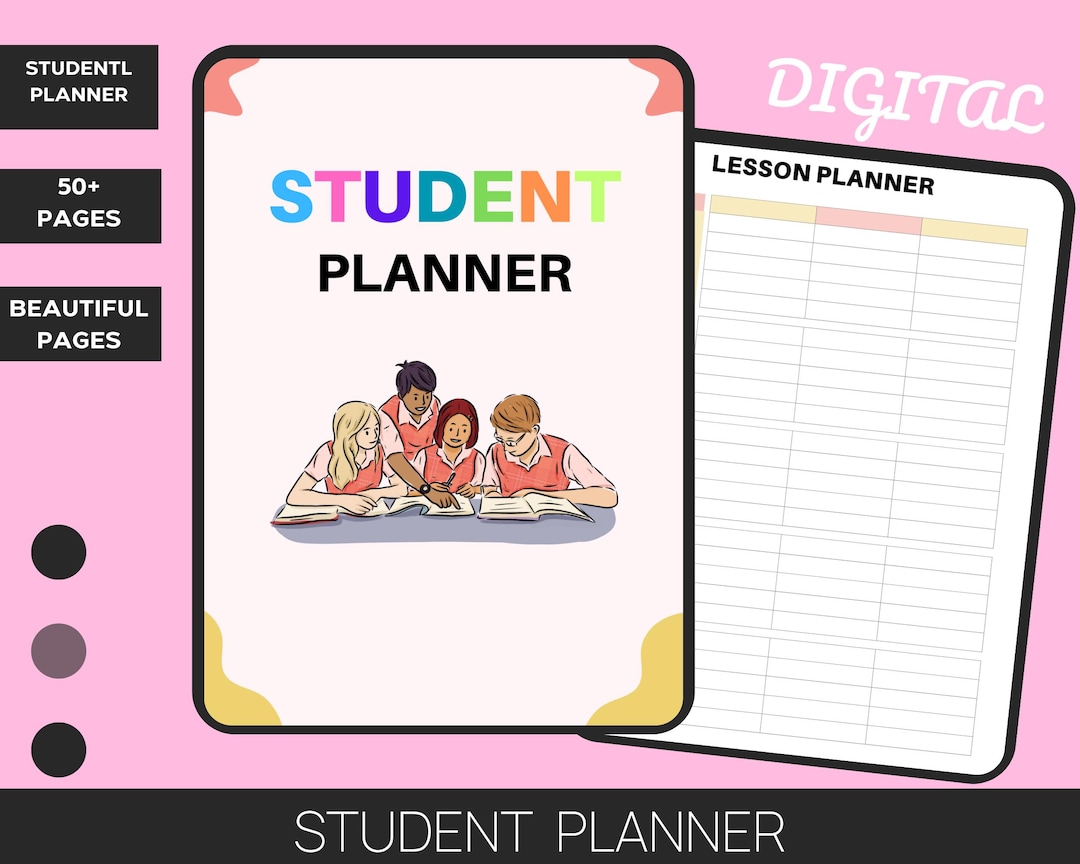Student Planner Printable Planner Academic Planners Semester Planner ...
