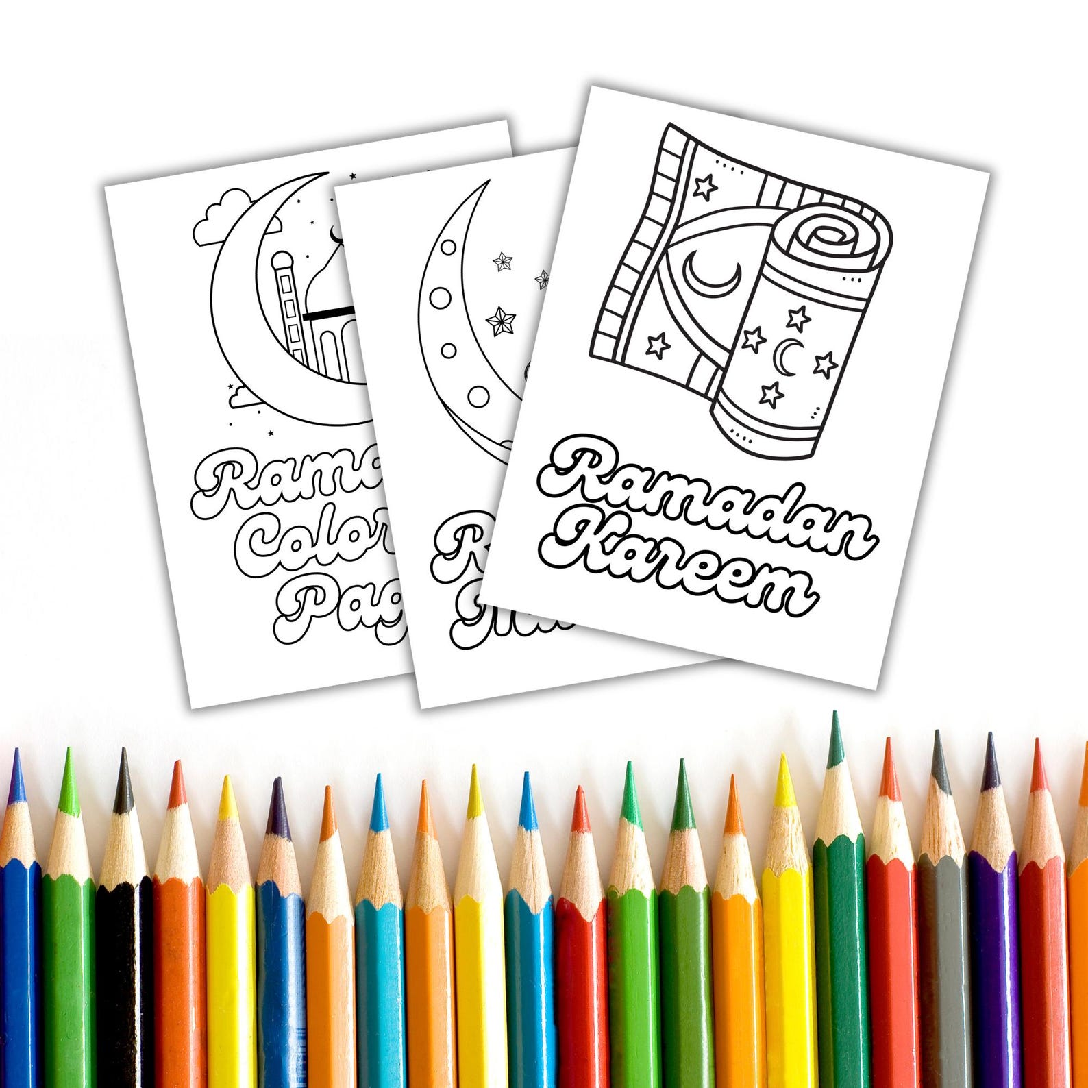 Ramadan Kids Coloring Pages , Muslim Kids Coloring , Muslim Kids Crafts ...