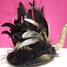 Majestic Black and Gold King Top Hat With Horns and Feathers – Elegant ...