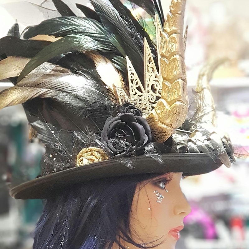 Steampunk Feather - Etsy UK