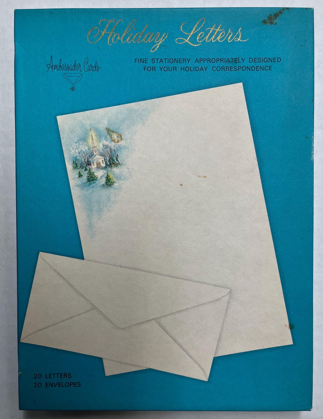 Vintage 50s Ambassador Cards Holiday Letters Christmas Stationery - Etsy