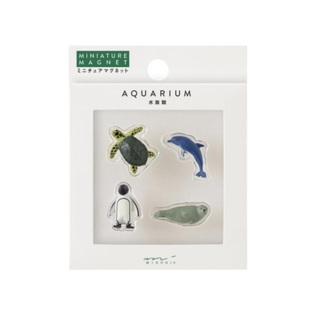 Animal Magnets Set of 4 – Midori Japan Sea Creatures Magnet - Etsy