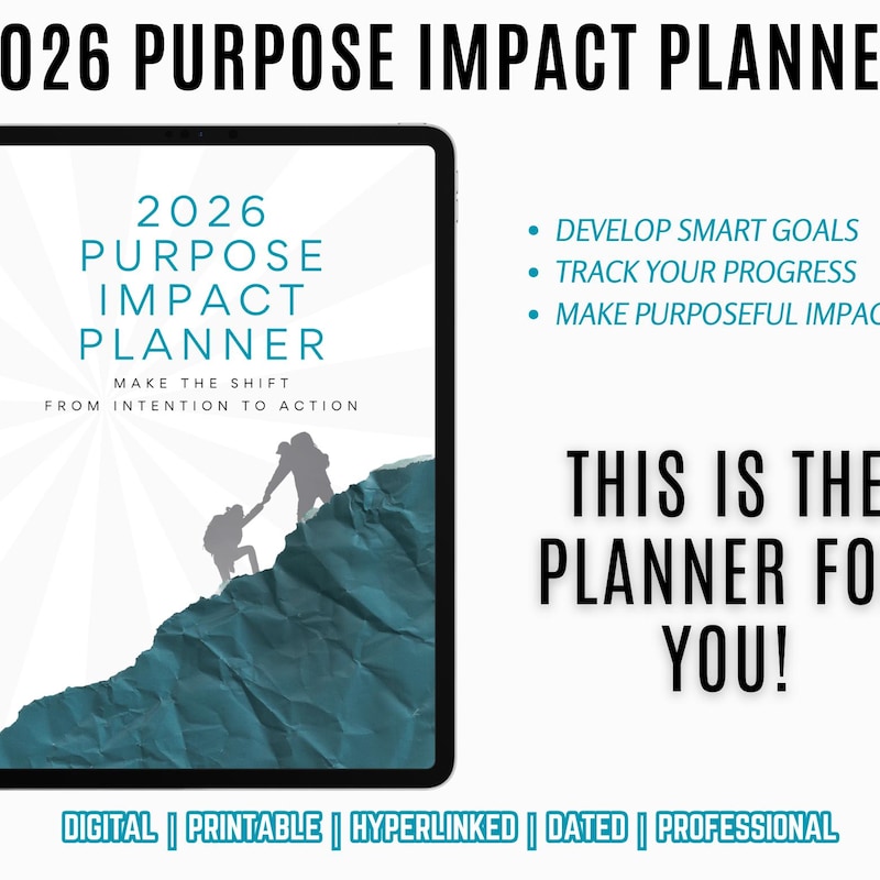2026 Impact Planner - Etsy UK