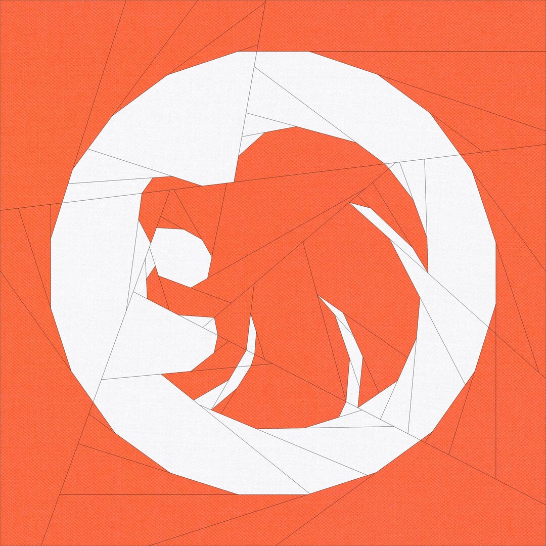 FPP Block Lion Leo Zodiac Zodiac Foundation Paper Piecing - Etsy