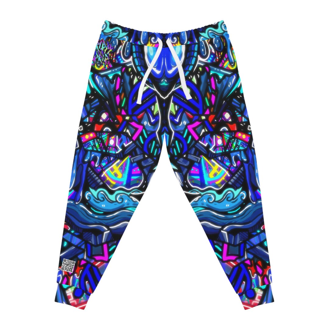 Trippy Drip's Sapphire Athletic Joggers AOP - Etsy