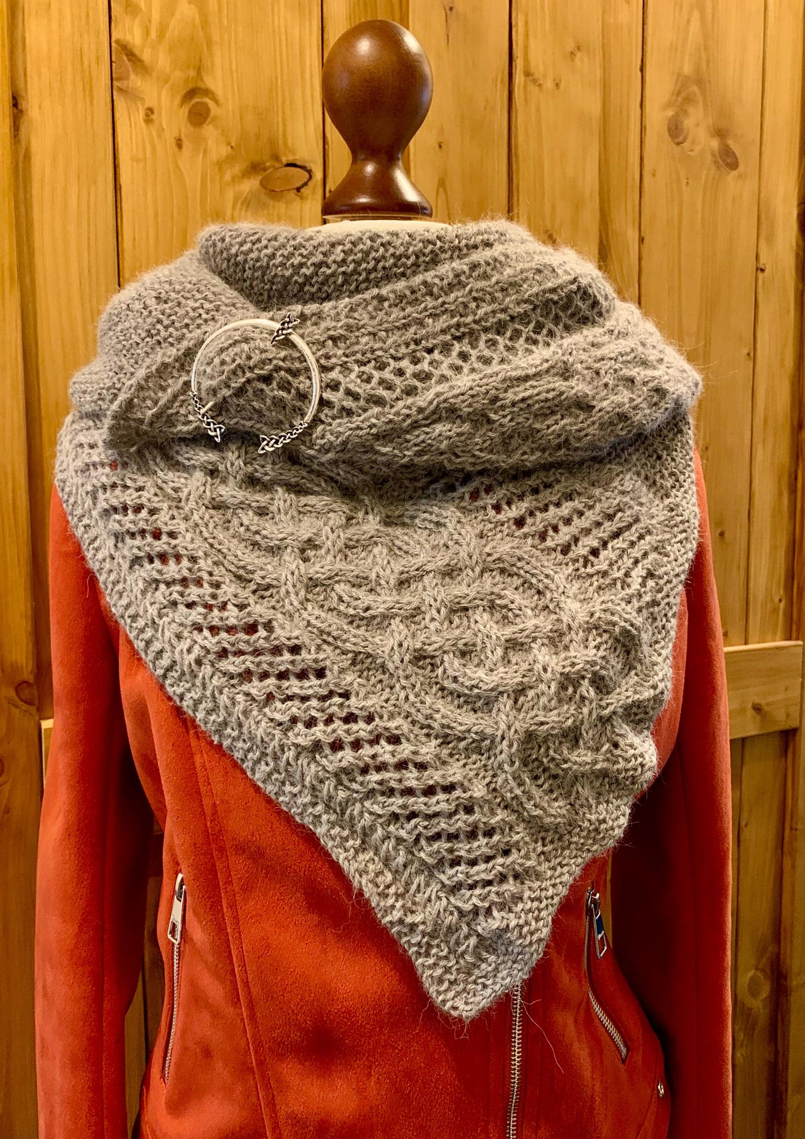 Knitting Pattern "celtic Mystery" Shawl - Etsy