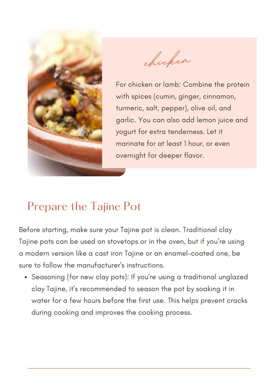 Moroccan Tagine Pot Traditional Clay Tagine for Authentic Moroccan ...