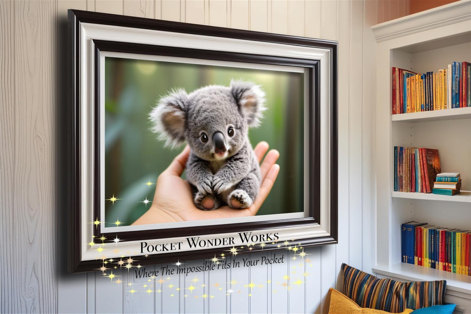Baby Koala in the Palm of Your Hand, Digital Print Bonus Video, Mini ...