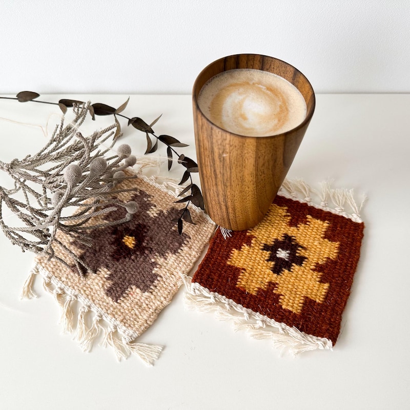Wool Coasters - Etsy