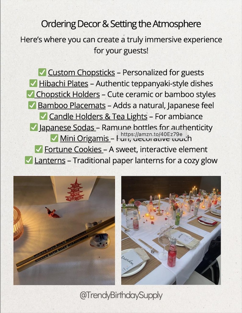 Hibachi Birthday Party Guide | Ultimate DIY Hibachi Night | Aesthetic ...