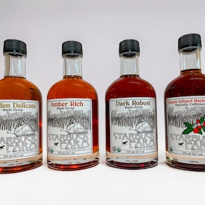 NEW - the Ultimate Premium Organic Maple Syrup Tasting Collection. the ...