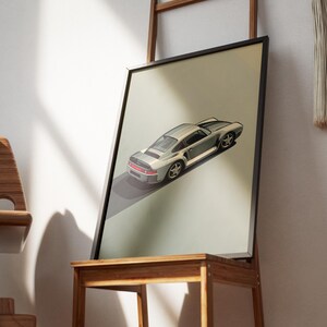 Poster Timeless Silver – Porsche 959 - Etsy