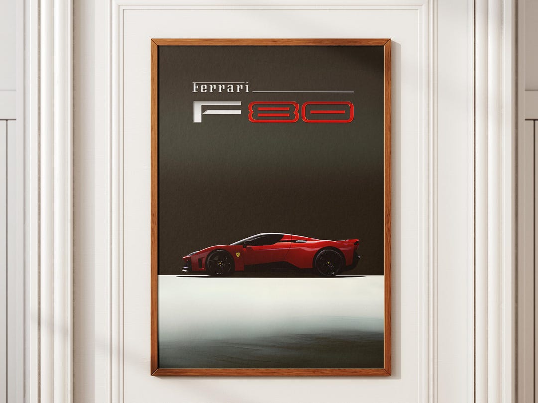 Ferrari F80 Poster – the Ultimate Hypercar - Etsy