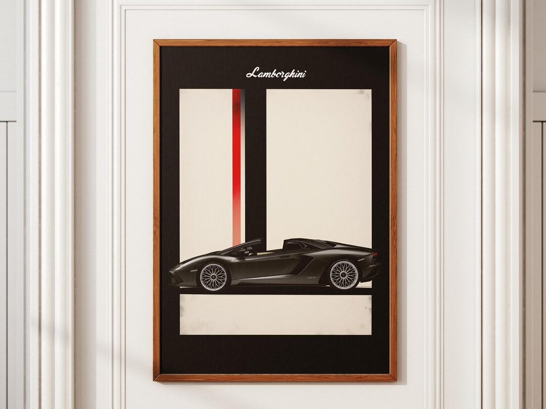 Lamborghini Aventador Poster – the Expression of Power - Etsy