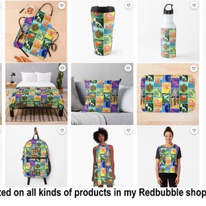 Creepy Cute Cryptids 12 Sticker Set. Weatherproof and Dishwasher Safe ...