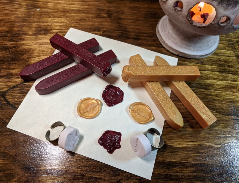 5 Pack of Red Sealing Wax for Signet Ring Wax Seals. Send - Etsy