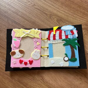Handmade Felt Photo Album – Hard Fabric Memory Book – Cute Kawaii ...