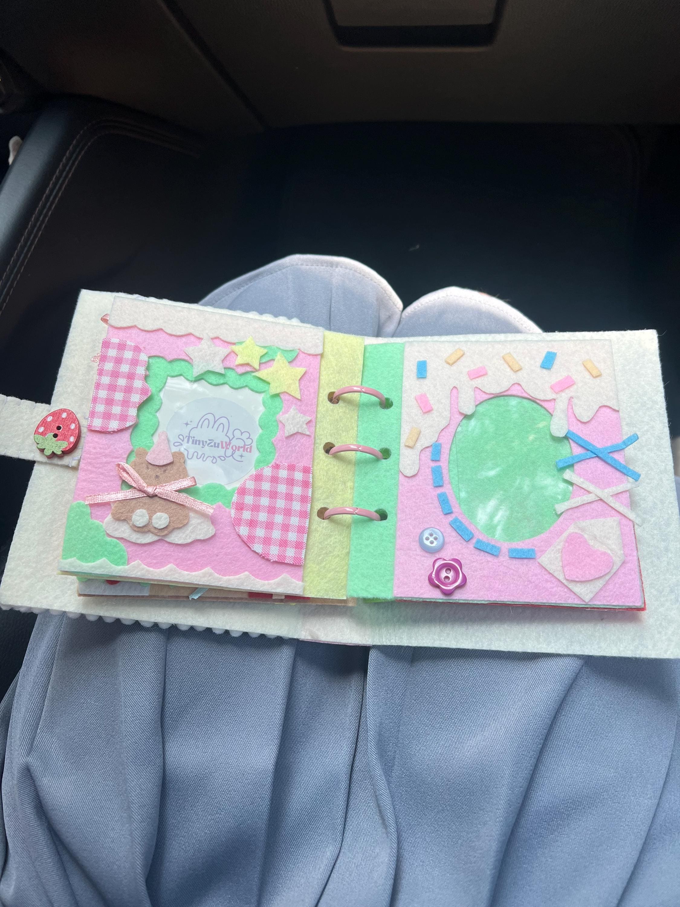 Handmade Felt Photo Album: Kawaii Keepsake Scrapbook - Etsy