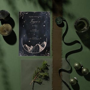 Acotar-inspired Birthday Invitation | Velaris Night Court Theme ...