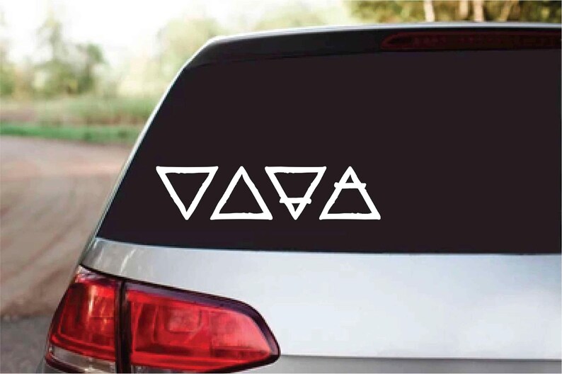 The Four Elements Decal | Water, Fire, Earth, Air | Indoor/outdoor ...