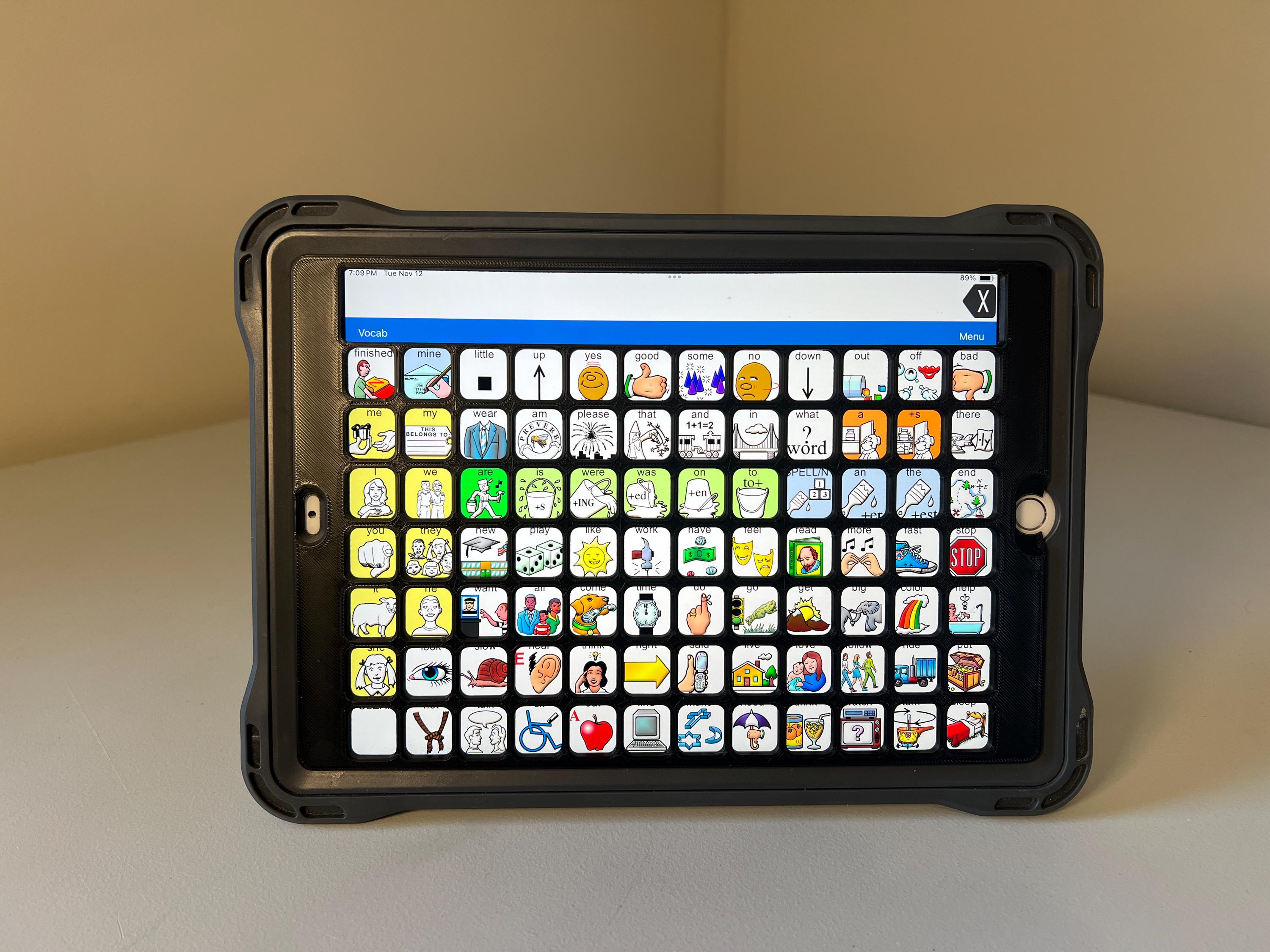 IPad 7/8/9th Gen (10.2") LAMP Words for Life AAC Keyguard 3D Printed - Etsy