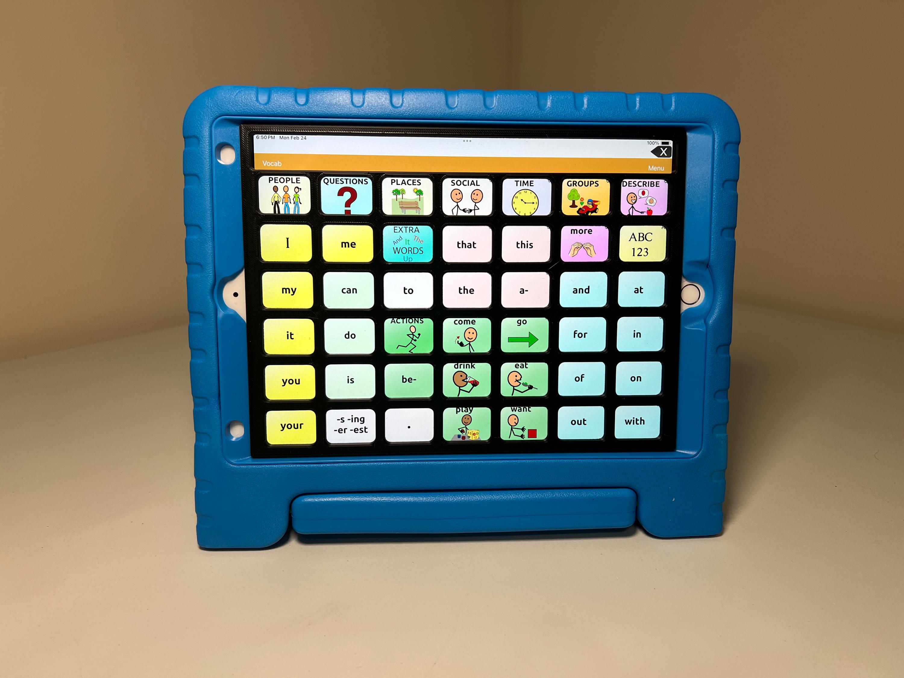IPad 7/8/9th Gen (10.2") Touchchat AAC Keyguard 3D Printed - Etsy