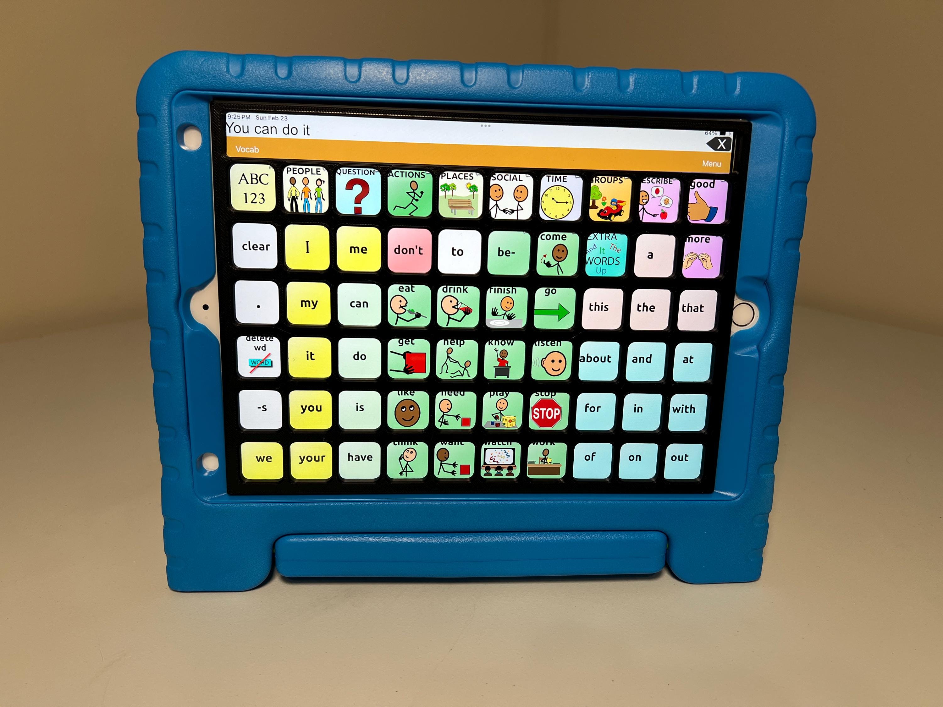 IPad 7/8/9th Gen (10.2") Touchchat AAC Keyguard 3D Printed - Etsy