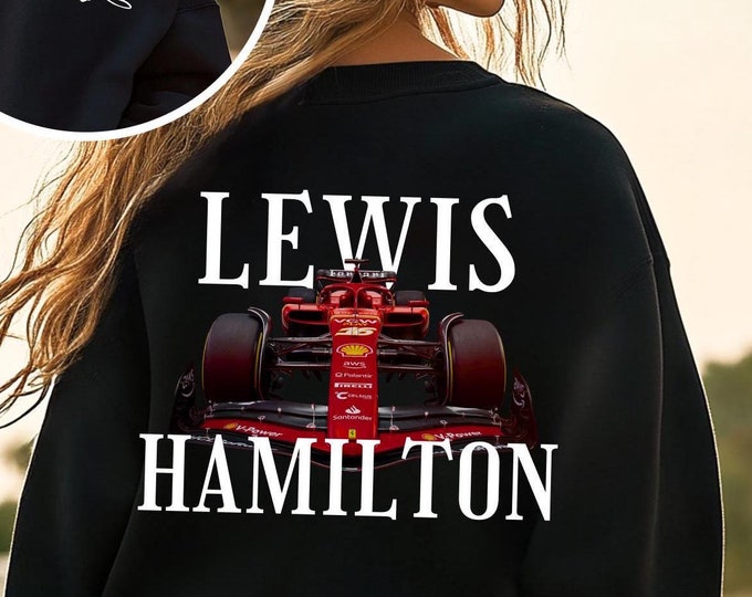Lewis Hamilton Formula One Sweatshirt, F1 Shirt, F1 Two Sides Shirt ...