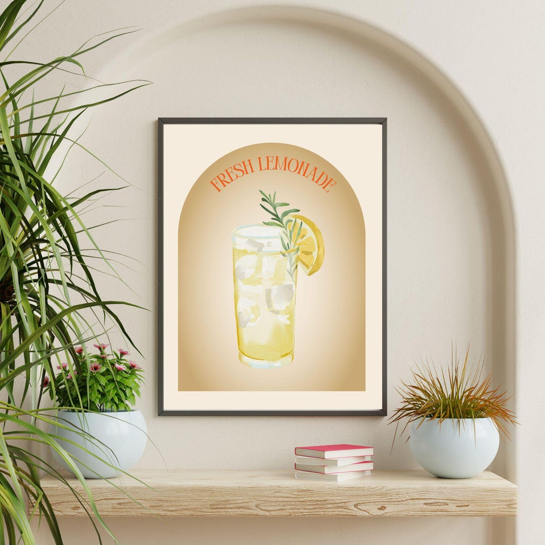 Fresh Lemonade Poster - Etsy