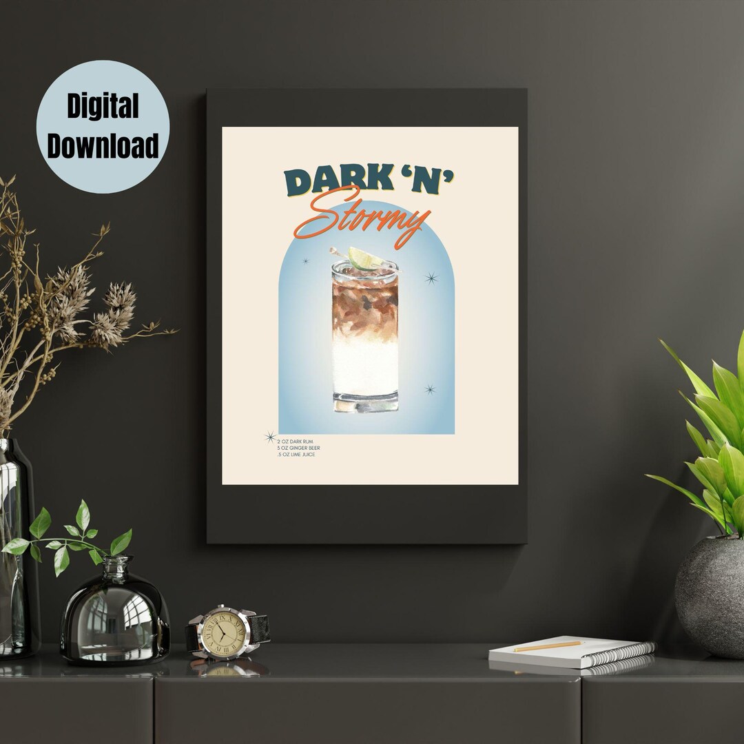 Dark N Stormy Poster - Etsy