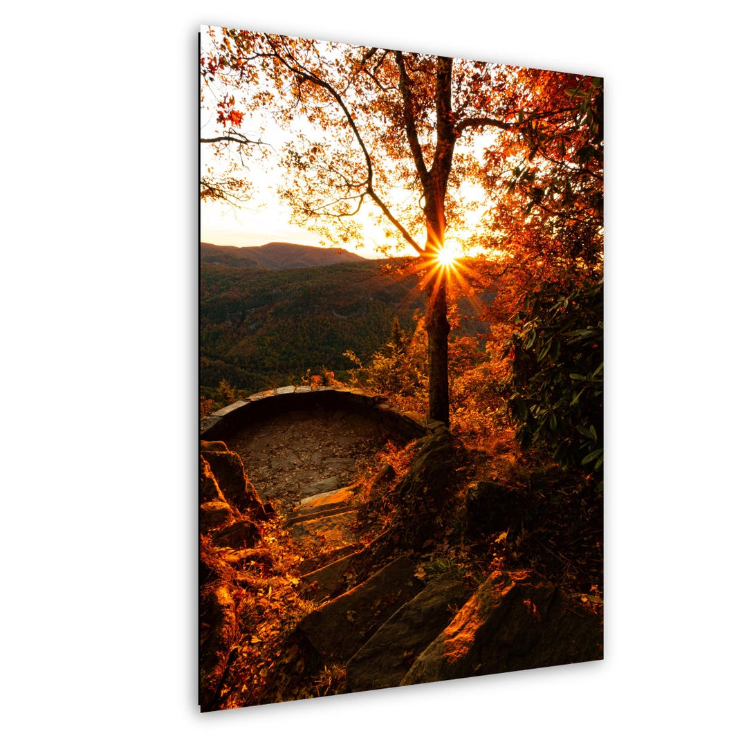 Sunrise at Chestoa View Blue Ridge Parkway North Carolina - Photo Print ...