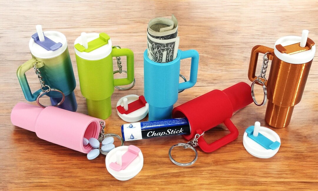 Stanley Inspired 3D Printed Keychain | Handy Multi-functional Holder ...