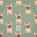 French Bulldog Seamless Pattern - Etsy