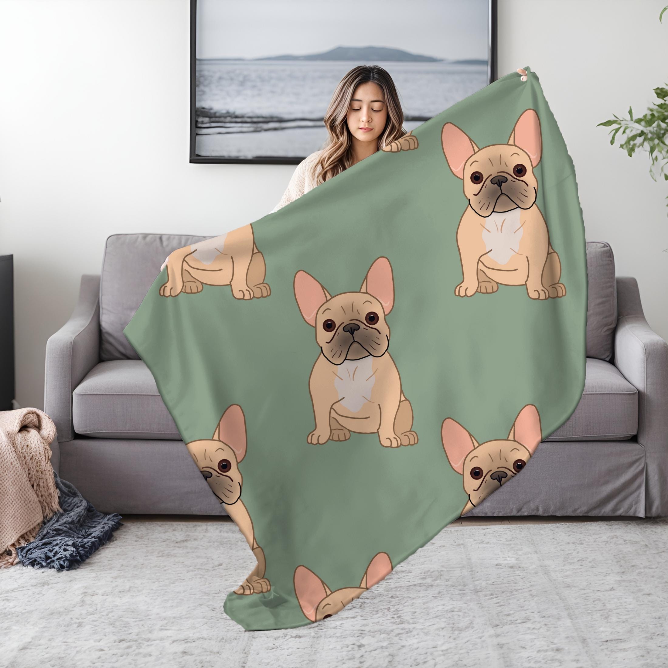 French Bulldog Seamless Pattern - Etsy