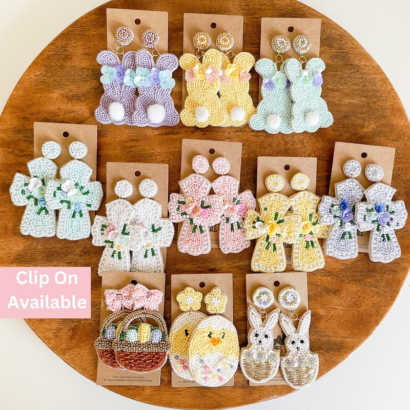 Easter Earrings - Etsy