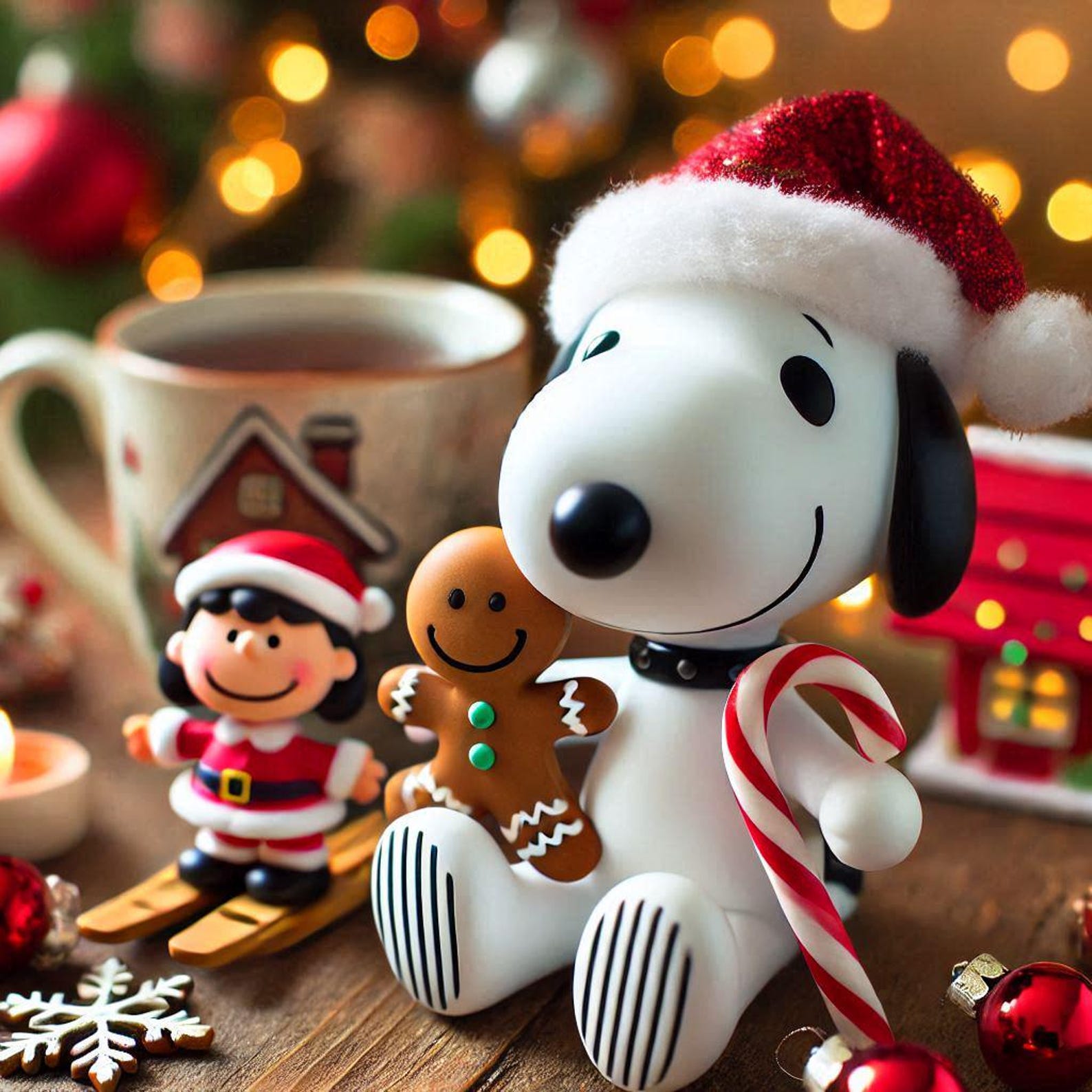 A Very Snoopy Christmas: Cheerful Holiday Picture - Etsy