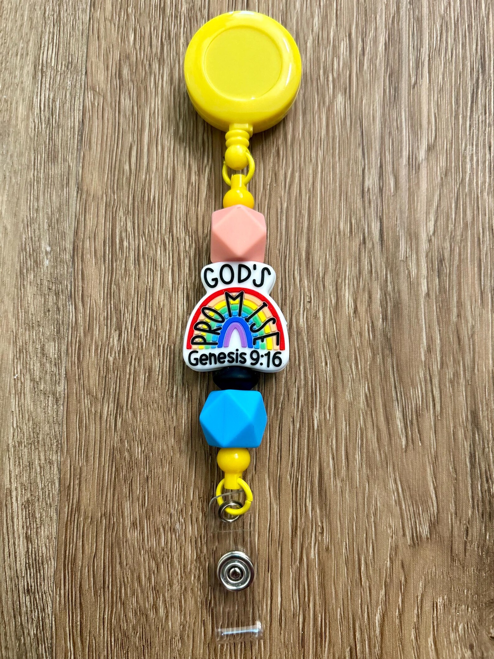 Faith and Hearts Beaded Badge Reels - Etsy