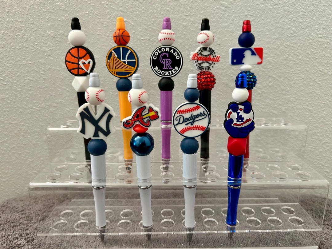 Baseball and Basketball Beaded Pens - Etsy
