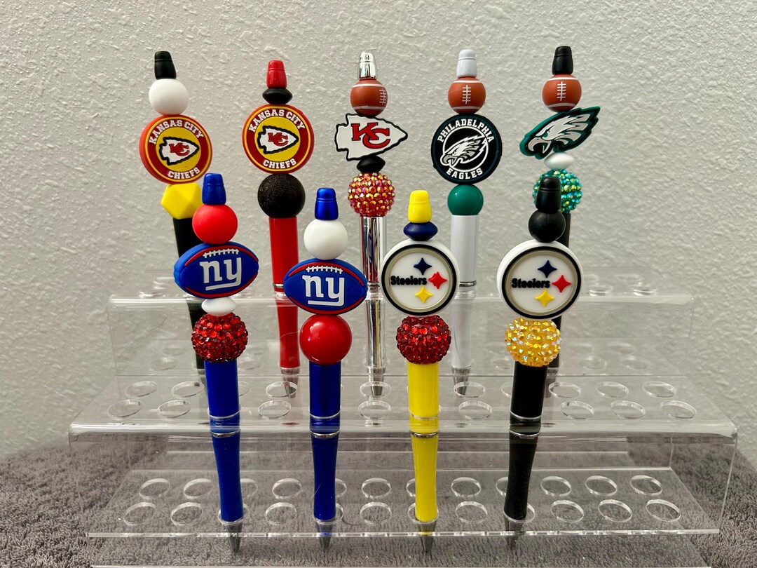 NFL Teams Beaded Pens - Etsy