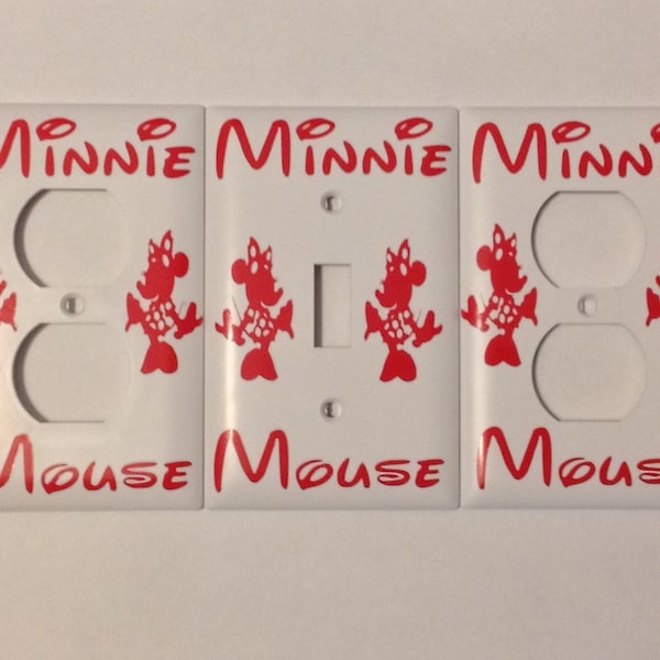 Mickey Mouse Switch Plate Covers - Etsy