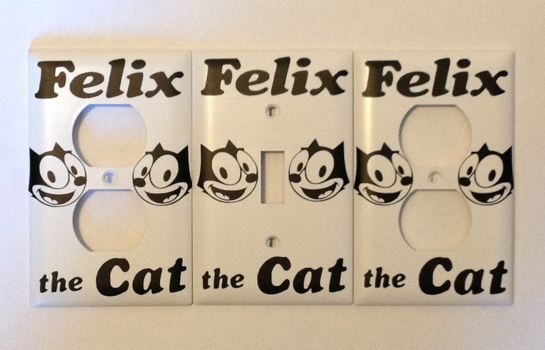 Felix the Cat Switch Plate/outlet Covers - Etsy