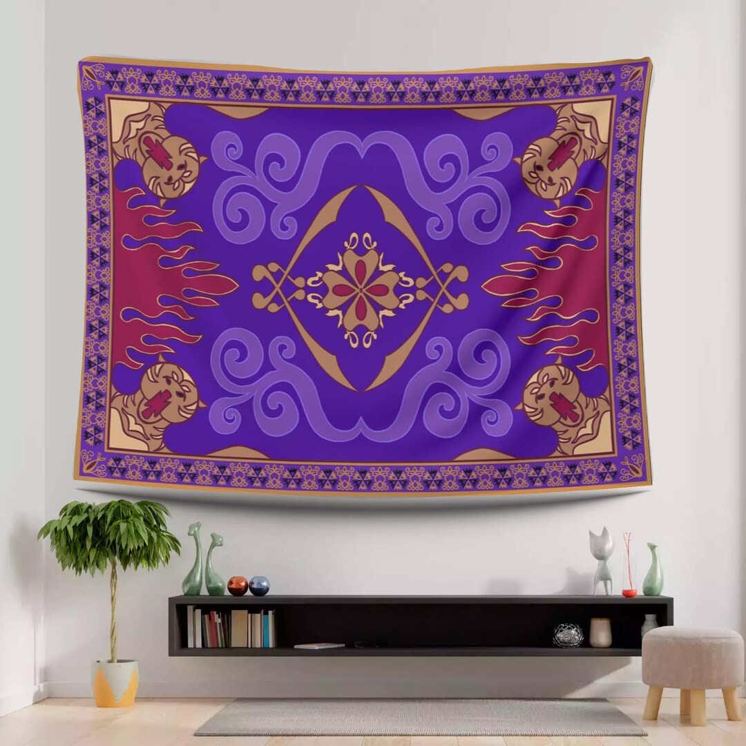 Aladdin's Magic Lamp Tapestry, Aladdin Tapestry, Aladdin's Magic Decor ...