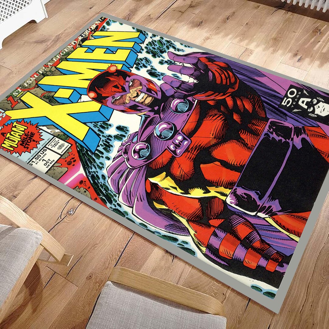 X Men Rug, Xmen Comics Cartoon Rug, Mutant Rug, X Men Mutant Rug ...
