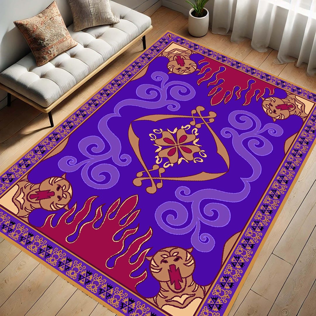 Aladdin Magic Rug, Aladdin Rug, Aladdin Lamp Decor Rug, Aladdin Chinese ...